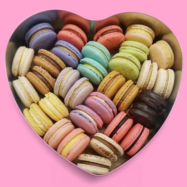 Heart Macaron Box – Quelque Chose Patisserie Inc