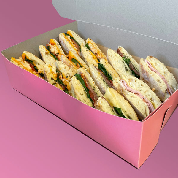 Assortment Box of 6 Sandwiches – Quelque Chose Patisserie Inc
