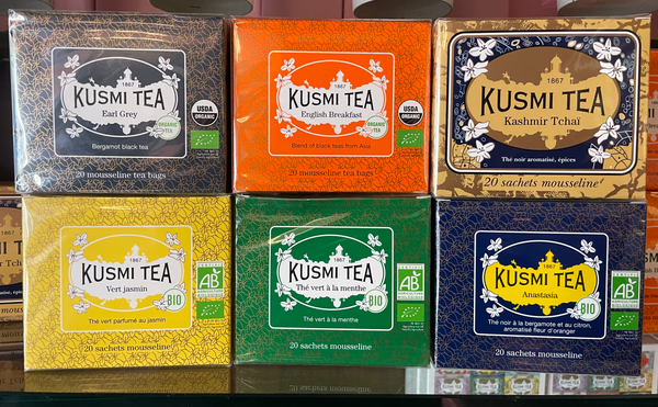Kusmi Tea Box of 20 tea bags – Quelque Chose Patisserie Inc
